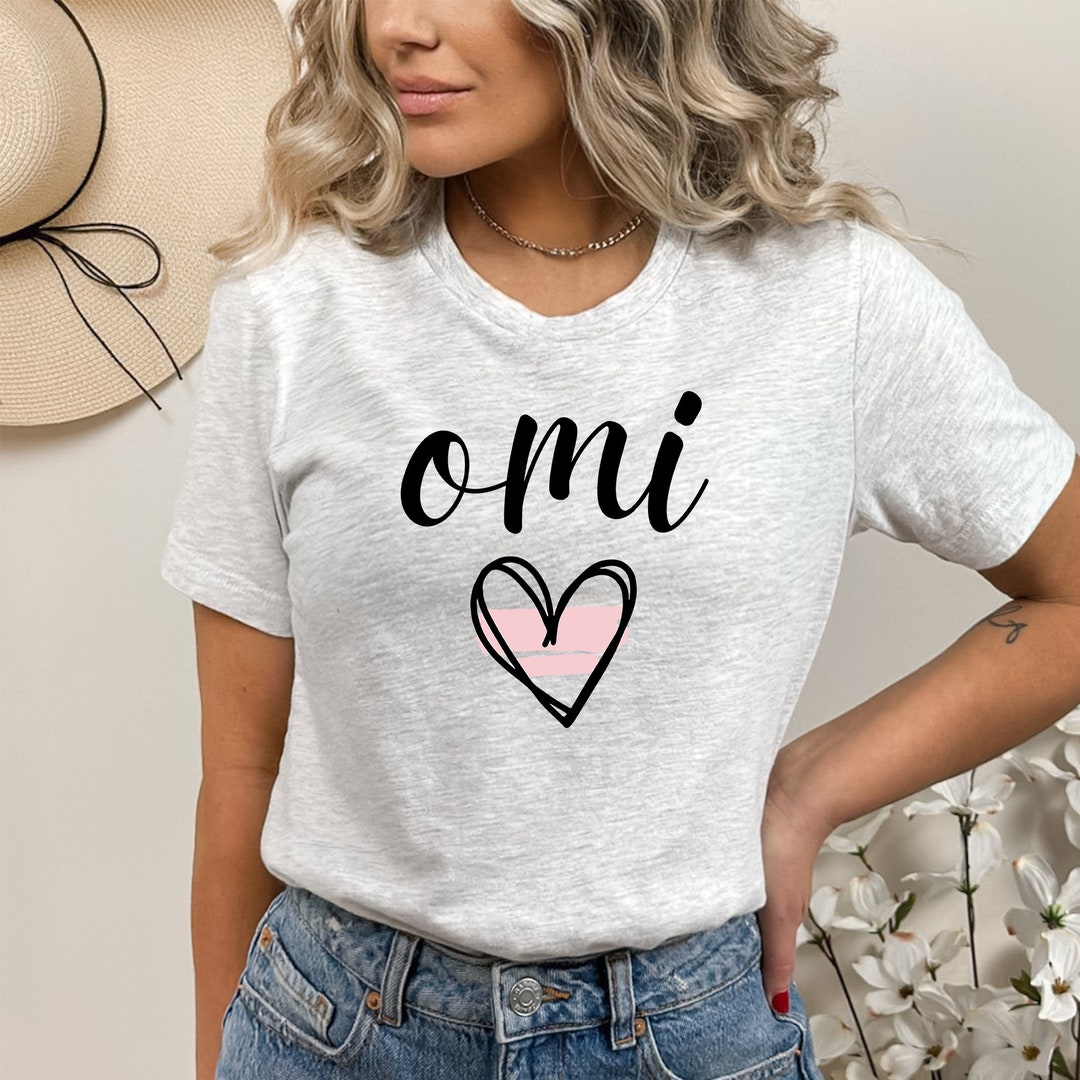 Omi T-shirt Omi Shirt Grandma T-shirt Grandma Shirt Omi - Etsy