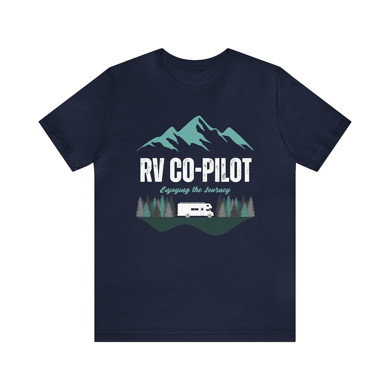 RV Co-pilot T-shirt: Funny Camping Road Trip Tee - Etsy