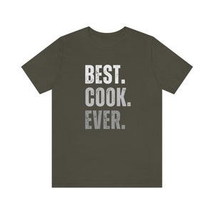 Best Cook Ever Shirt, Cook T-shirt, Funny Cook Gift, Cook Shirt ...