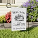 Welcome to Our Campsite Personalized Garden Flag Custom Camping Flag ...