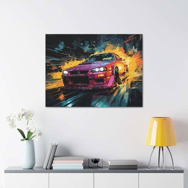 Nissan Skyline Gtr R34 Fast and Furious Wall Art - Etsy