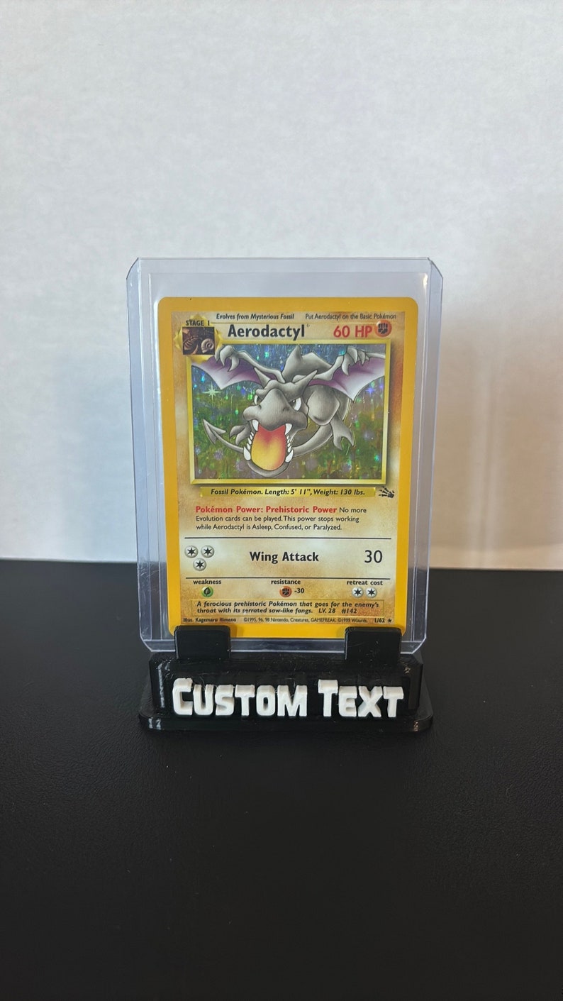 Custom 3D Printed Card Stand Pokemon TCG Sports Toploaders Slabs Graded ...