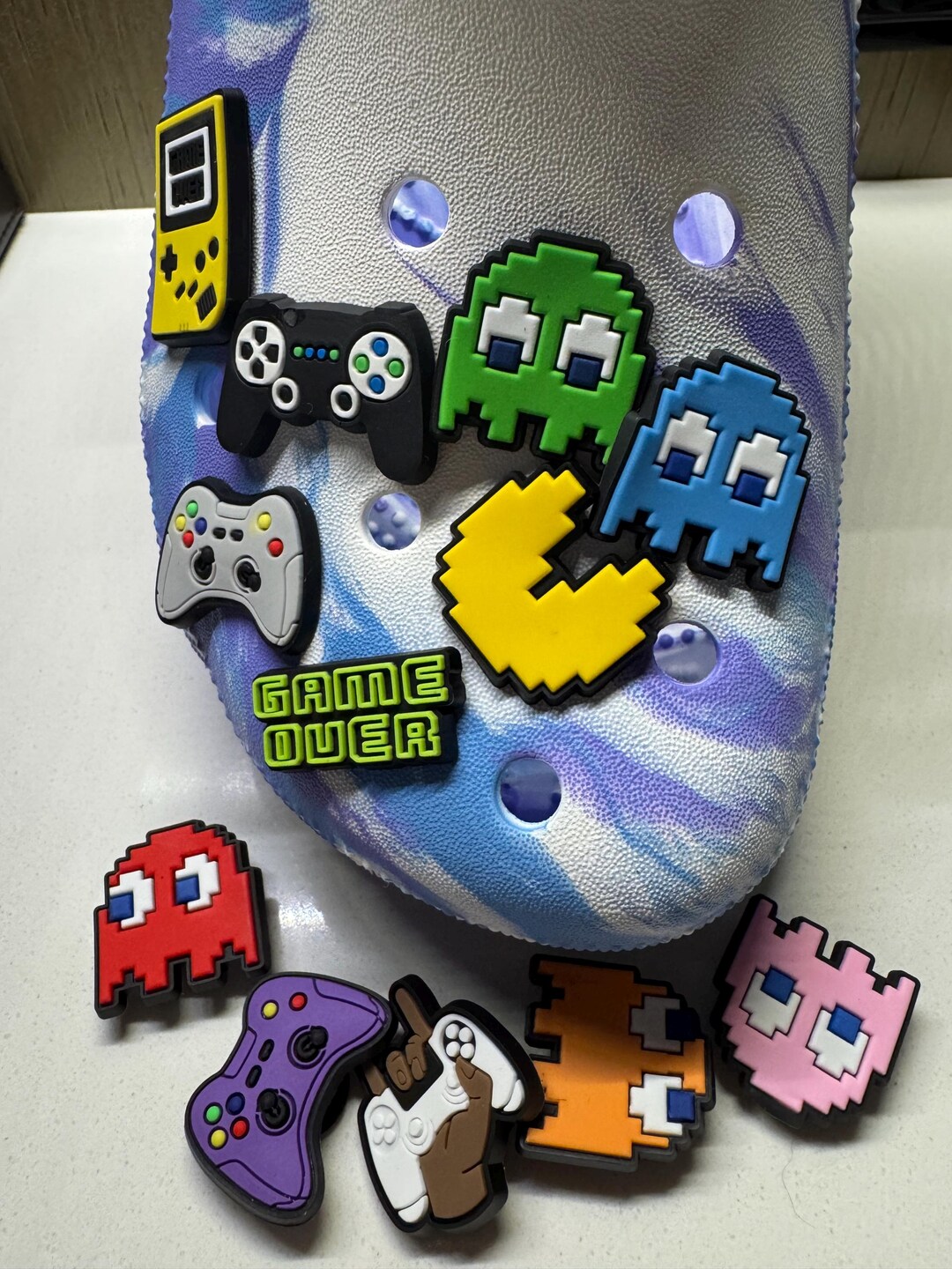 Pac Man Gaming Foam Shoe Charm - Etsy