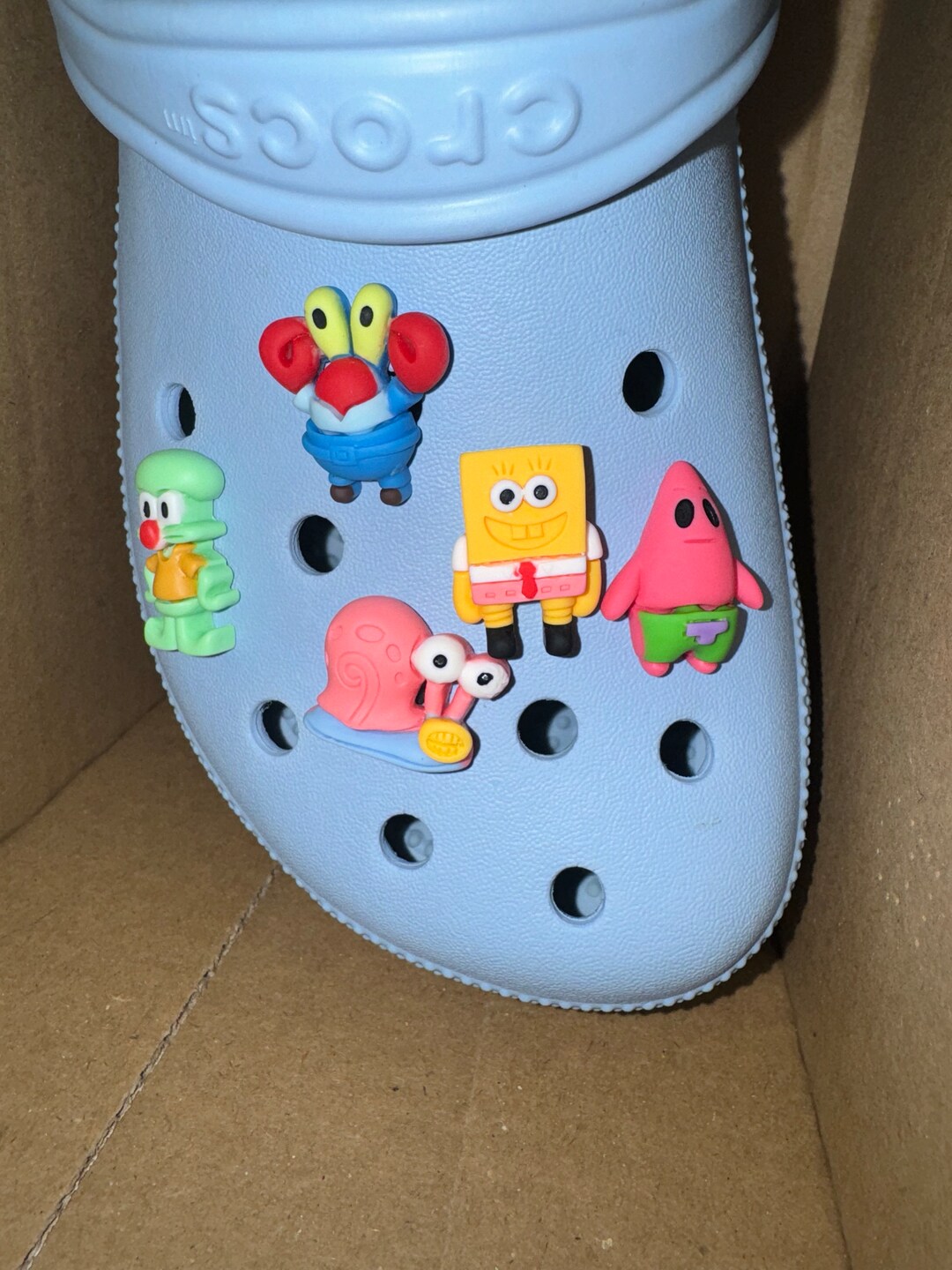 Bikini Bottom Foam Shoe Charm - Etsy