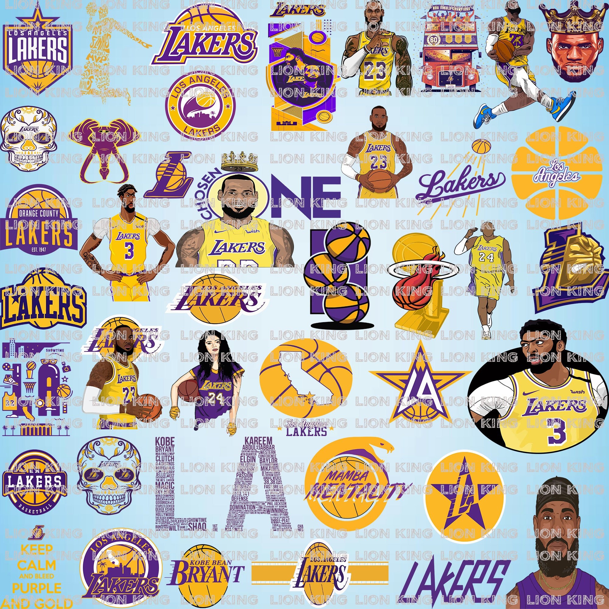 Los Angeles Lakers Logo Vector Set | atelier-yuwa.ciao.jp