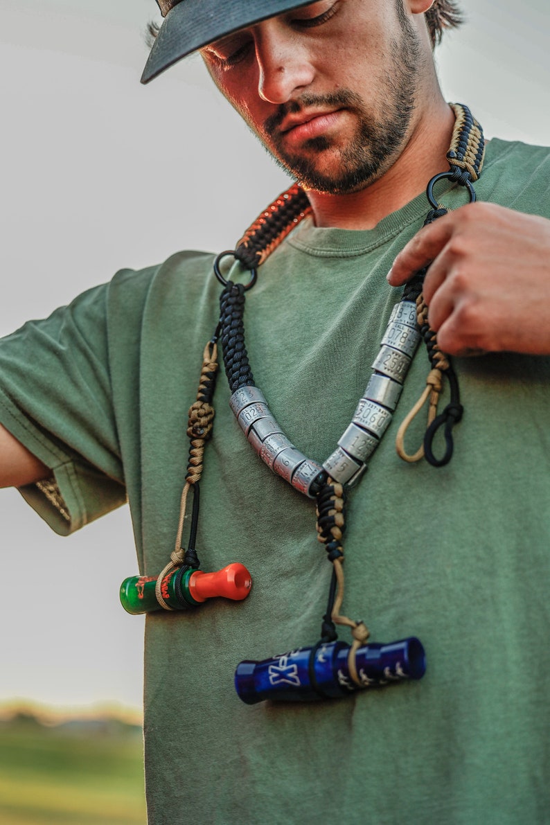 Grinder Custom Duck Call Lanyard, USA Made With 2 Call Drops - Etsy