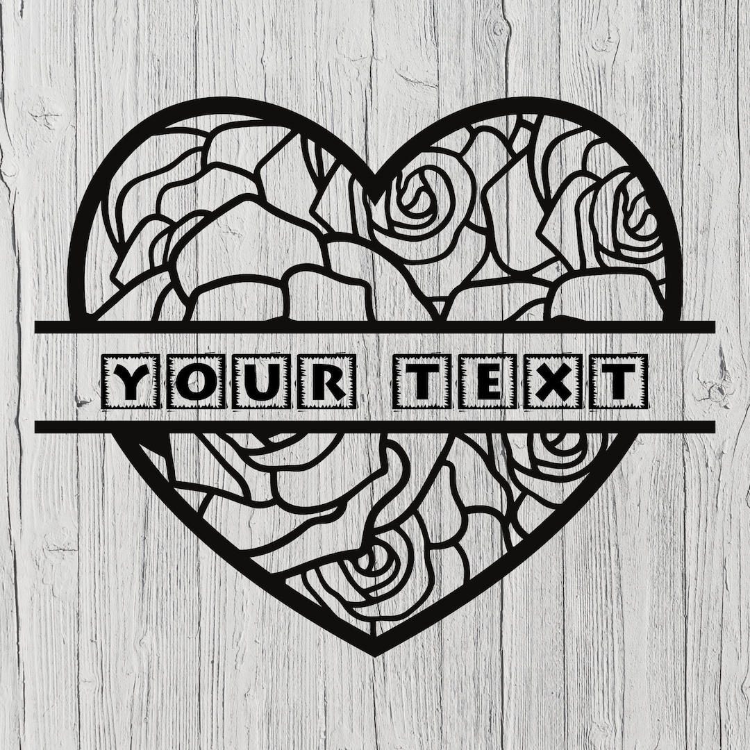 Heart SVG Bundle, Heart SVG, Bundle SVG, Valentine Heart Svg, Name ...