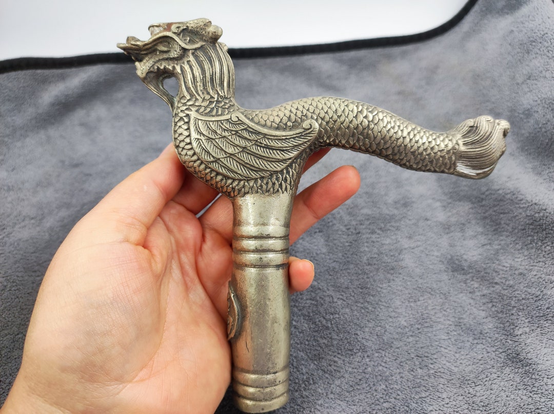 Copper Art Ferocious Copper Dragon Head Door Handle Cabinet - Etsy
