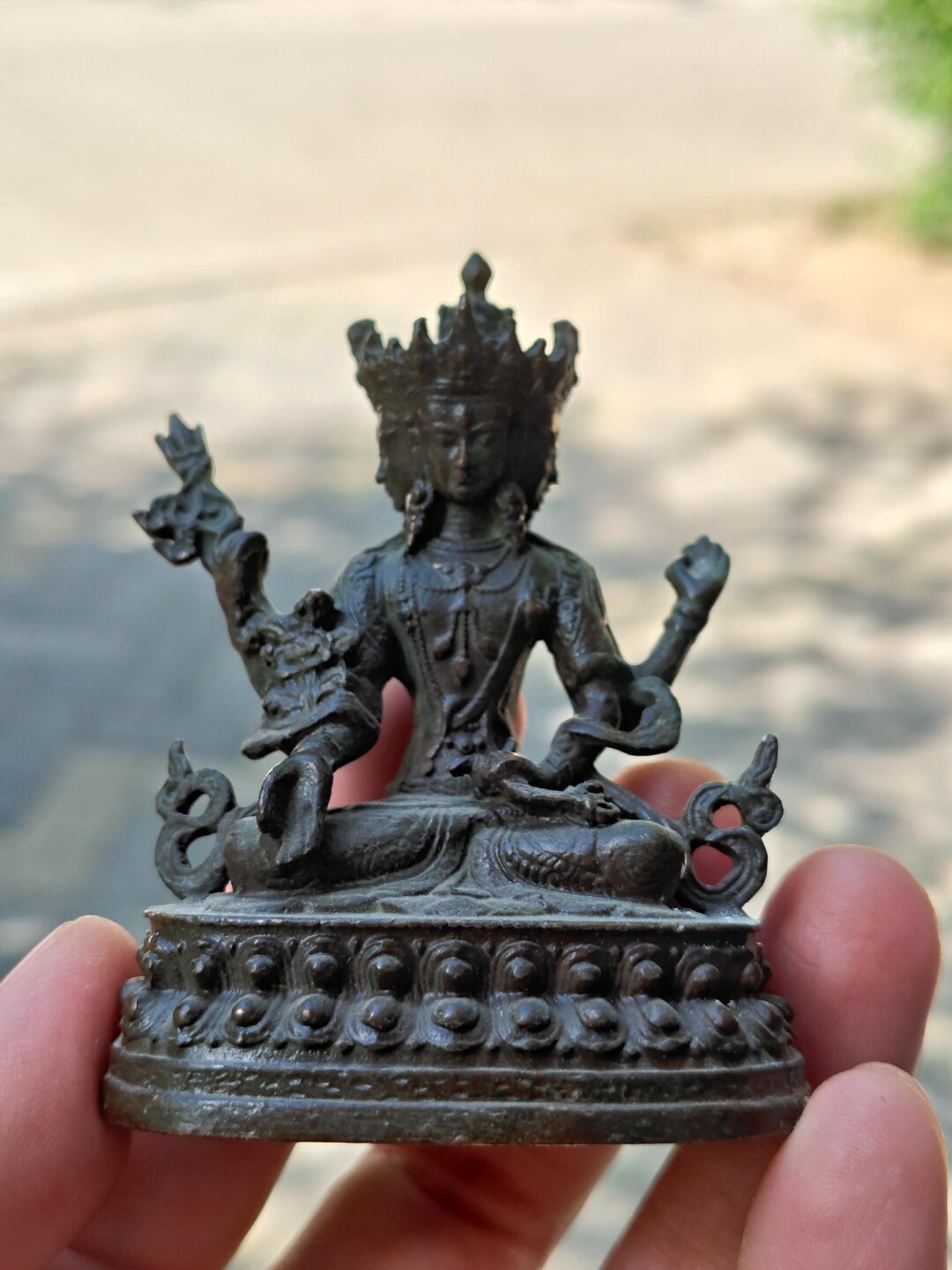Tibet Buddha Statue, Copper Budha Idol Shakyamuni Fengshui Zen Buddhism ...