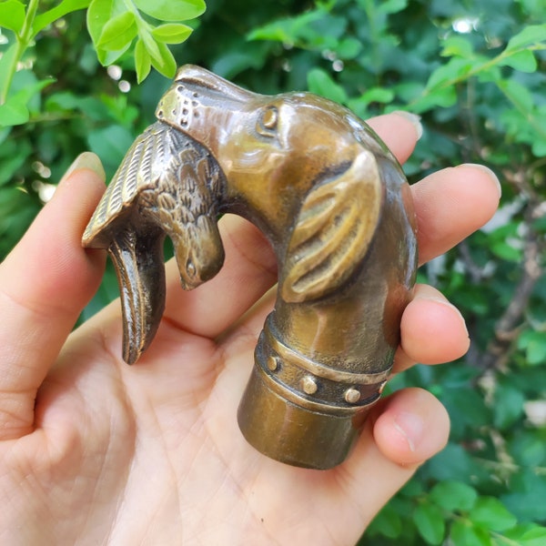 Dog's Head Cane - Etsy