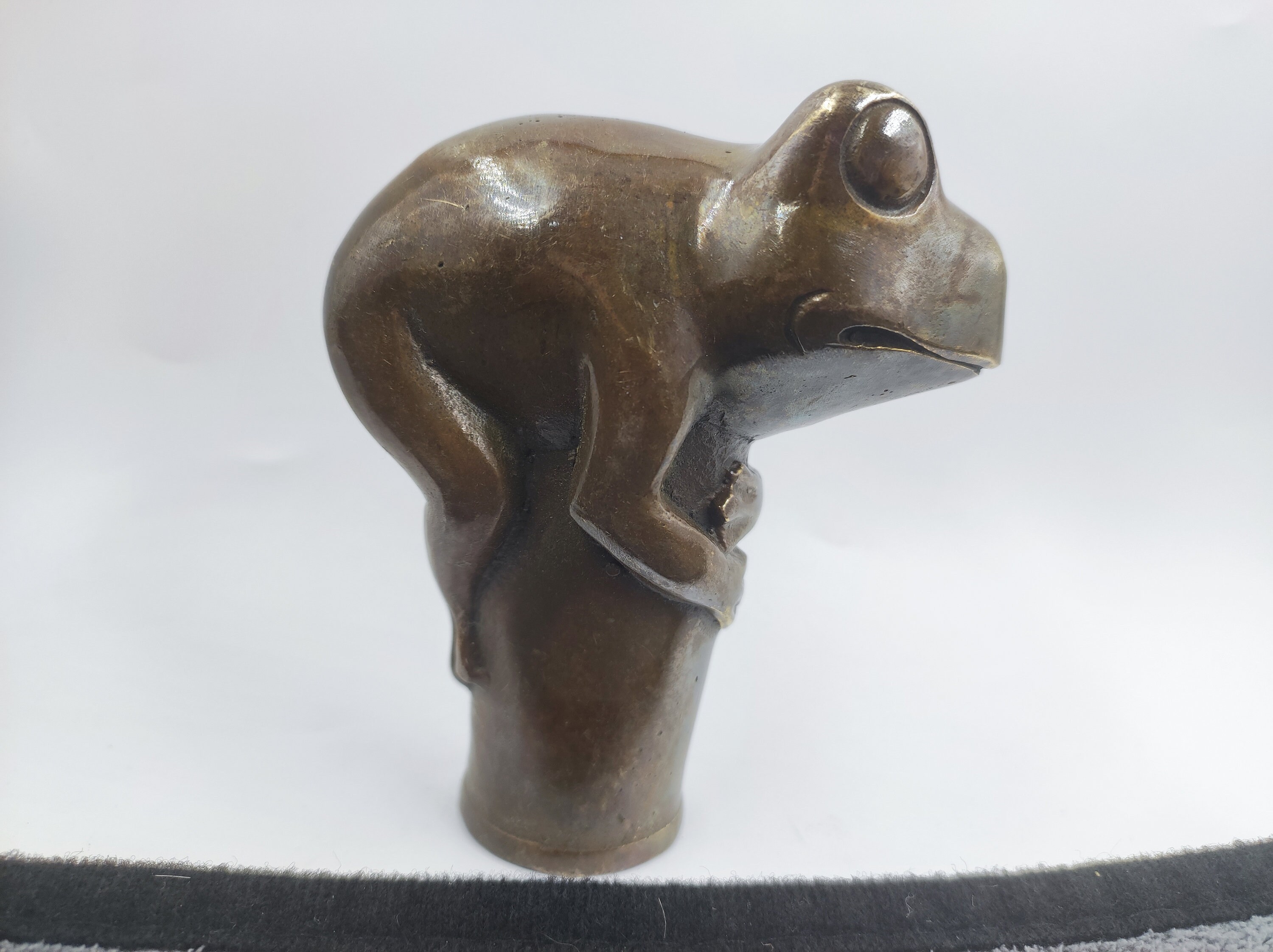 Copper Art Ferocious Copper Frog Head Door Handle Cabinet Handle Statue ...