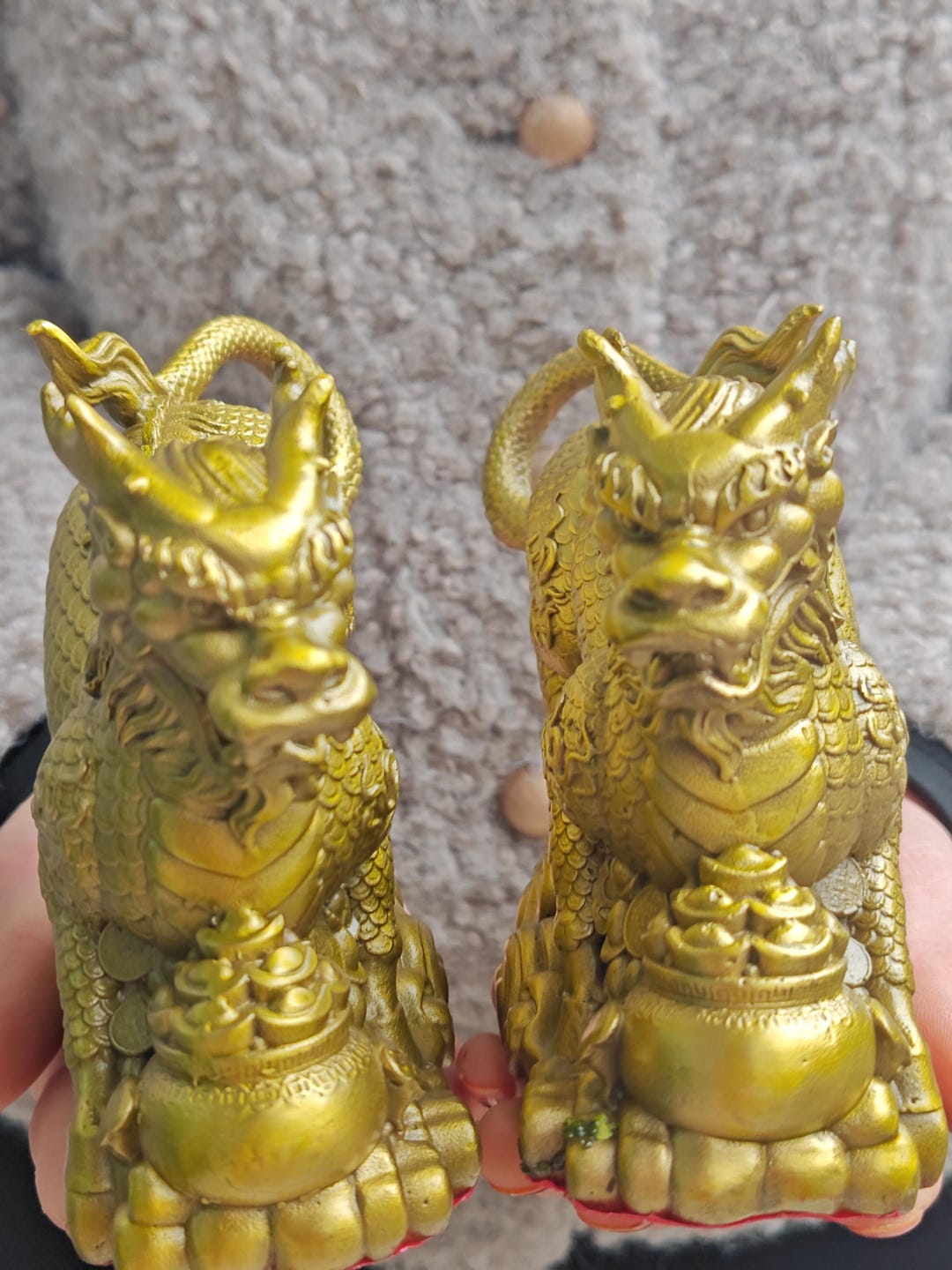 Ancient China Copper Gilt Fengshui Animal Pixiu Beast Wealth Bixie ...