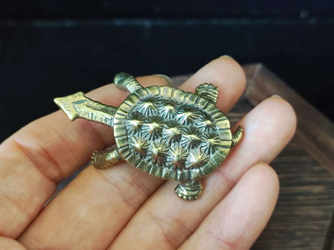 Copper Art Ferocious Copper Turtle Statue Wild Anmimal - Etsy