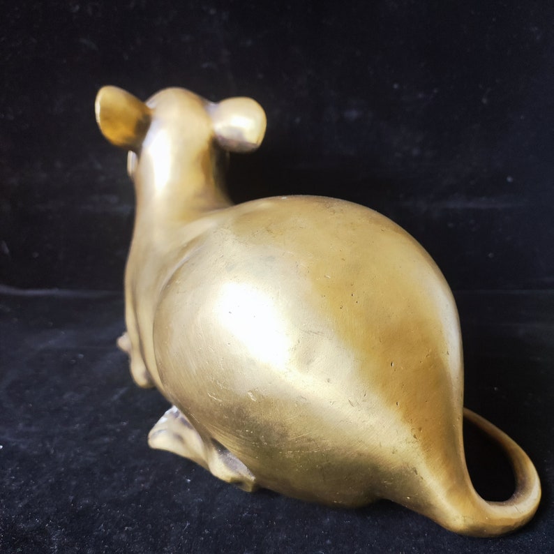 Brass Art Cute Copper Huge Mouse Statue,wild Anmimal Sculpture, Wealthy ...