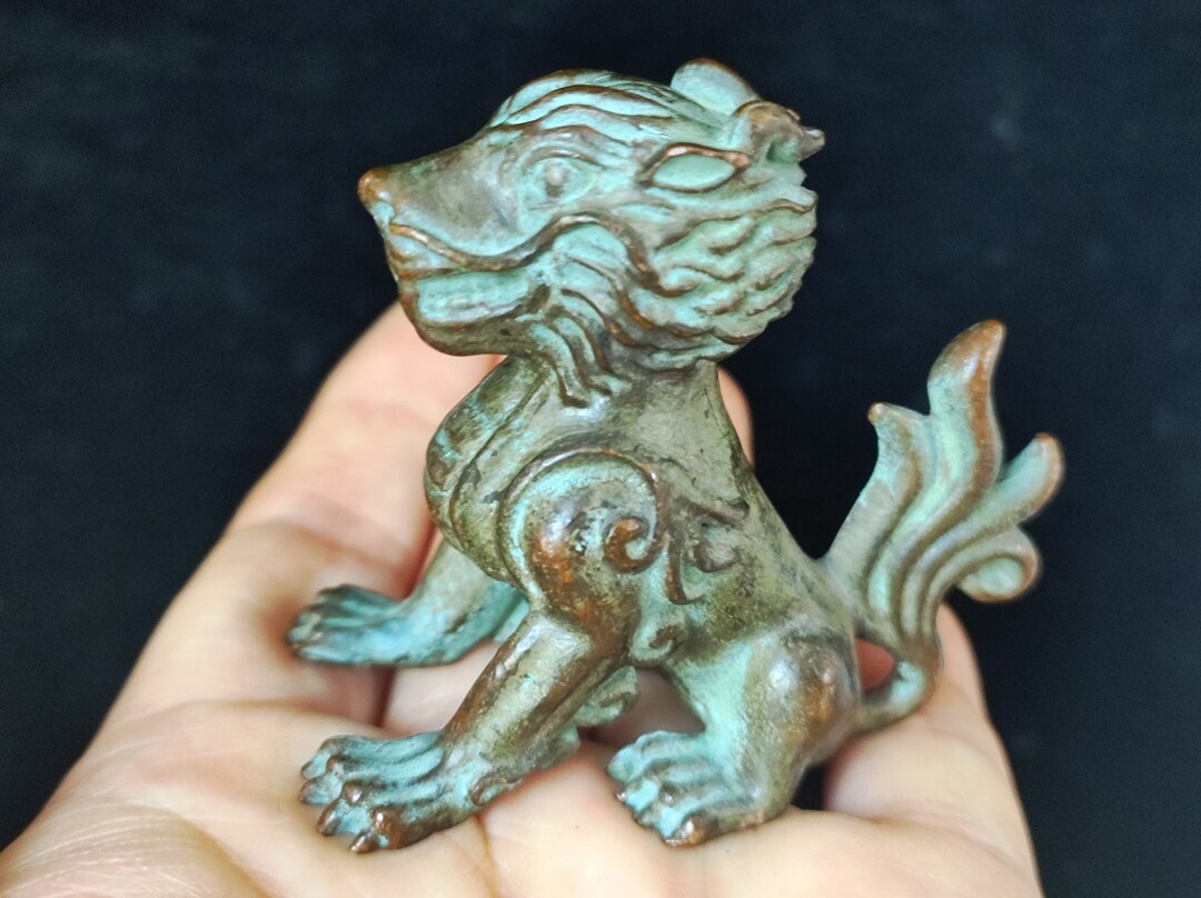 Copper Art Ferocious Brass Mythical Animals Statue,wild Anmimal ...