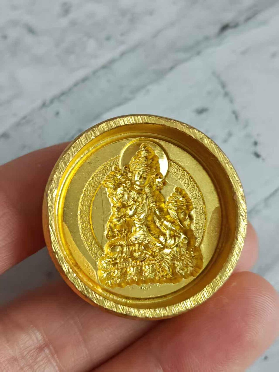 Mini Nepal Buddha Statue Copper Mold Sustainable , Collect Buddhism ...