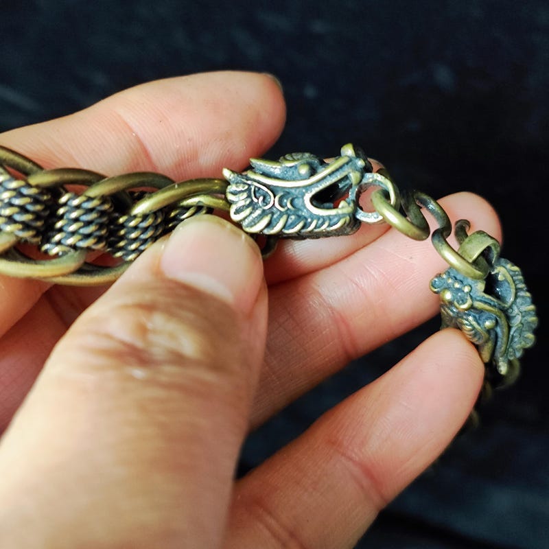 Viking Dragon Head Necklace - Etsy