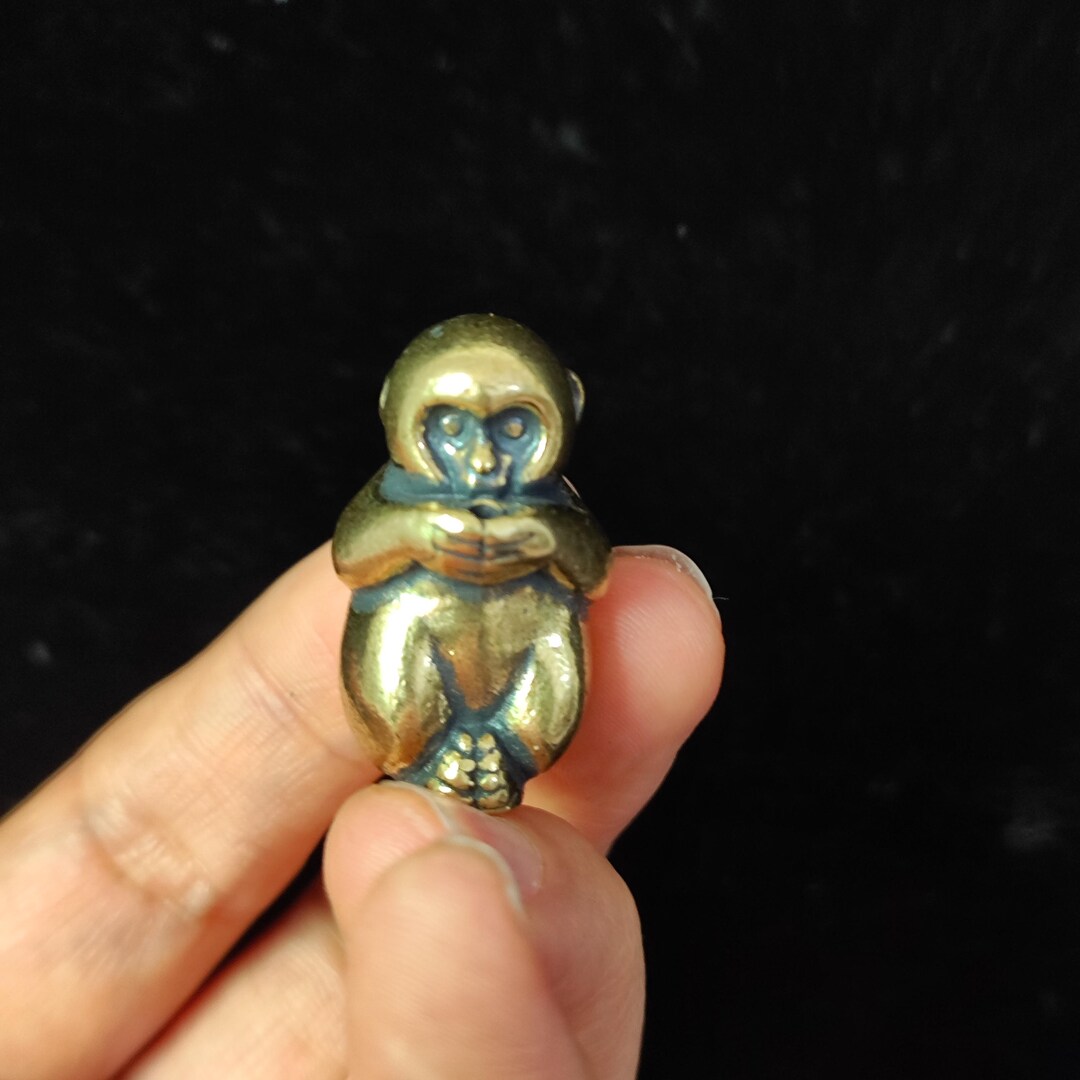 Copper Art Lucky Monkey Pendant Statue,wild Anmimal Sculpture, Wealthy ...