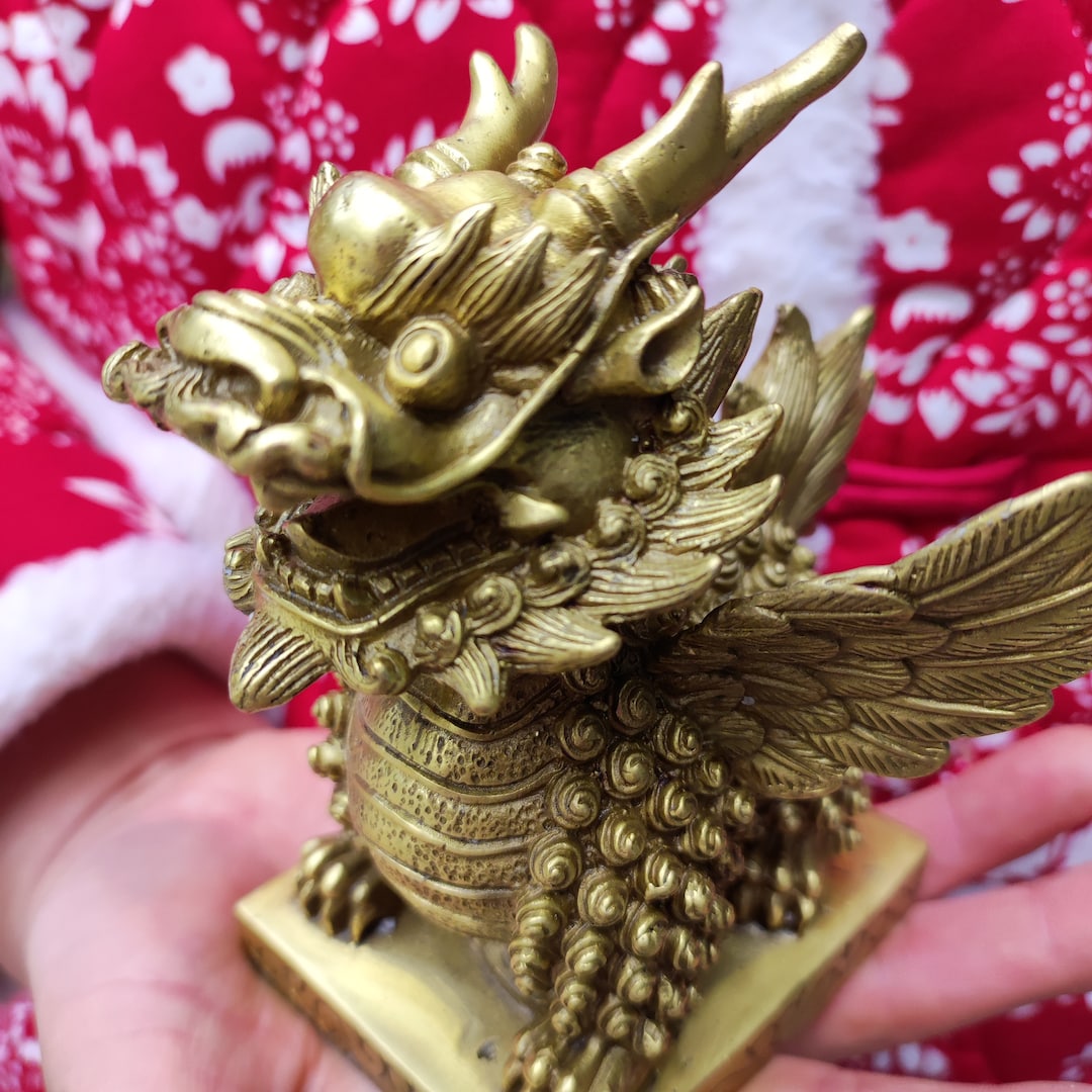 Copper Art Ferocious Bronze Pixiu Statue,wild Anmimal Sculpture ...