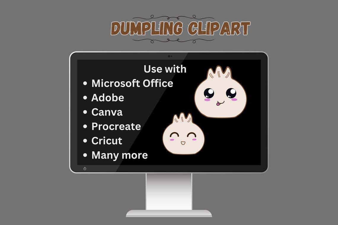 Kawaii Dumpling Clipart, Cute Chinese Asian Food, 15 Expressions ...