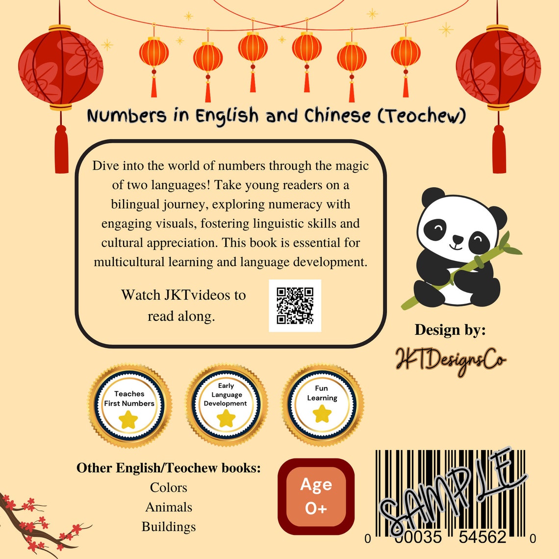 Numbers in English and Chinese (teochew) Bilingual Book - Digital ...