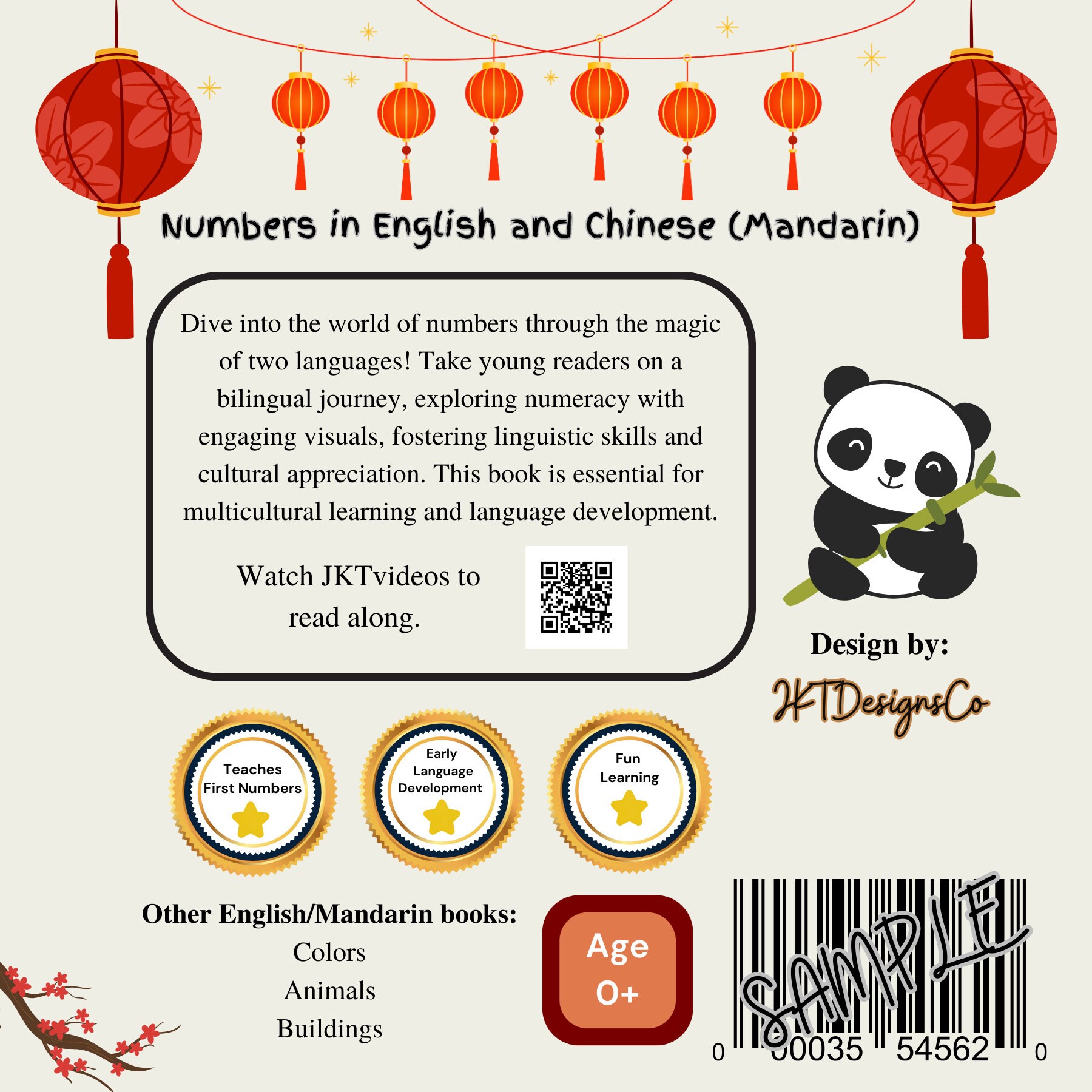 Numbers in English and Chinese (mandarin) Bilingual Book - Digital ...