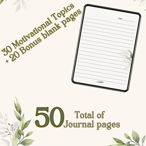 Kindle Scribe Digital Daily Motivational Journal; Also for Goodnote ...
