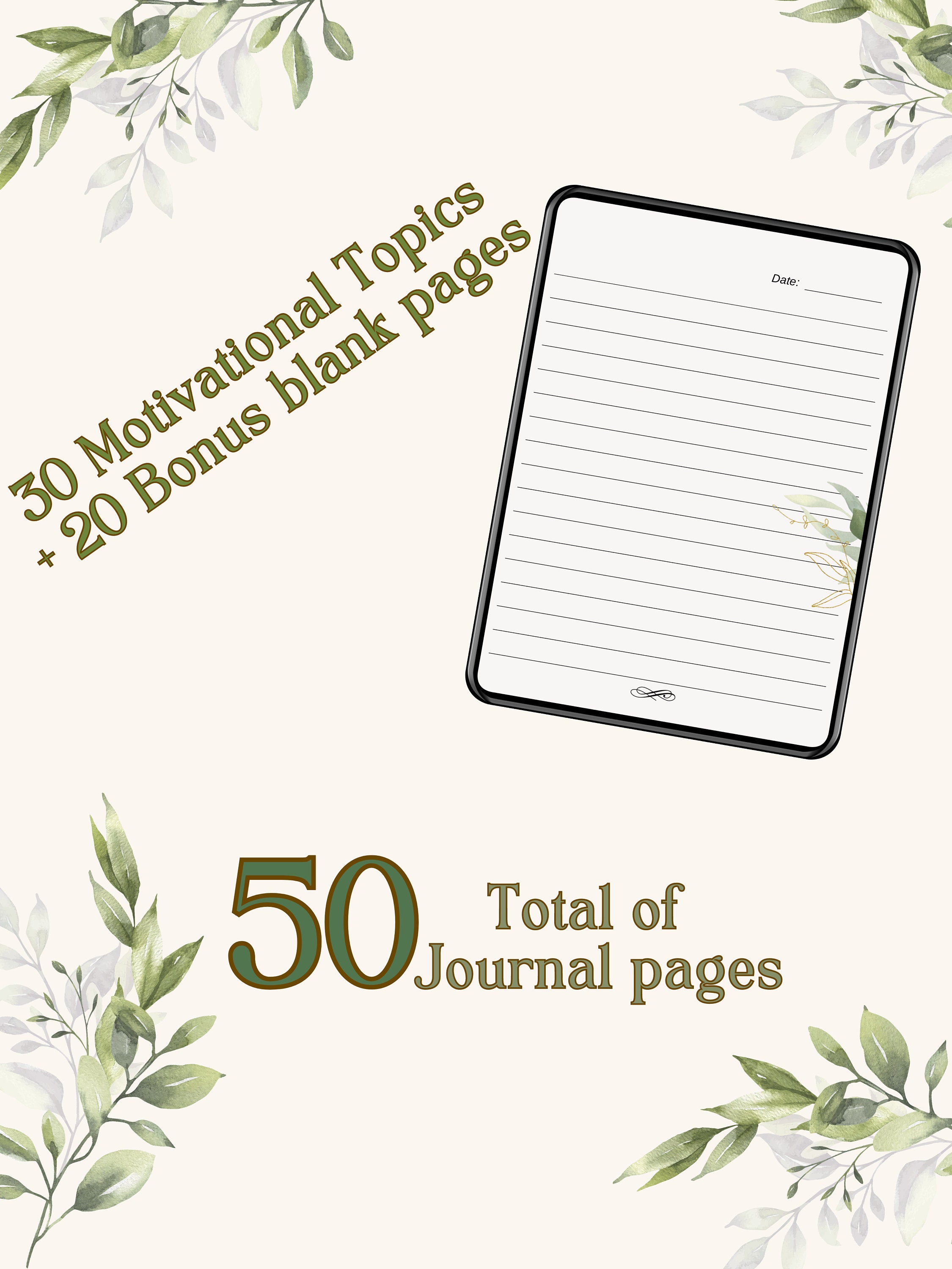 Kindle Scribe Digital Daily Motivational Journal; Also for Goodnote ...