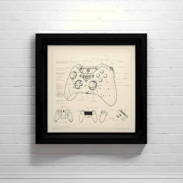 Exploded Controller - Etsy