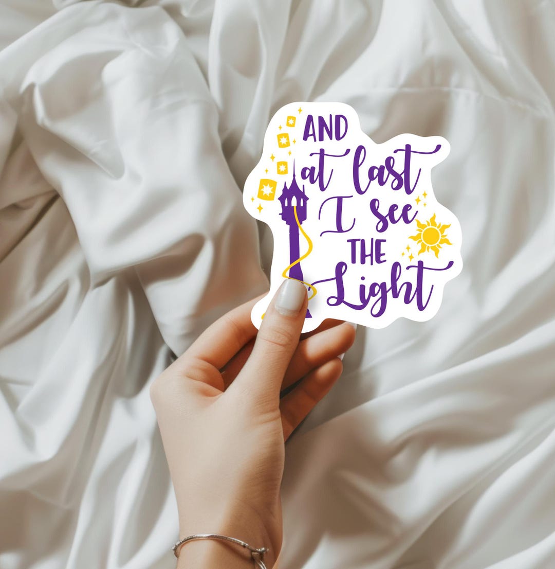 Disney Tangled Sticker, Rapunzel Sticker Pack, Flower Gleam & Glow ...