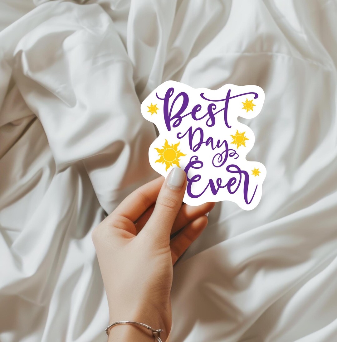 Best Day Ever Tangled Sticker - Etsy