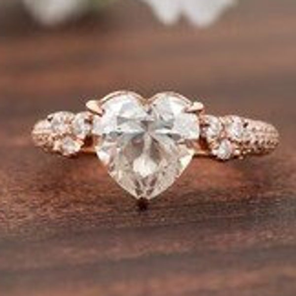 Interlocking Bridal Ring Set - Etsy