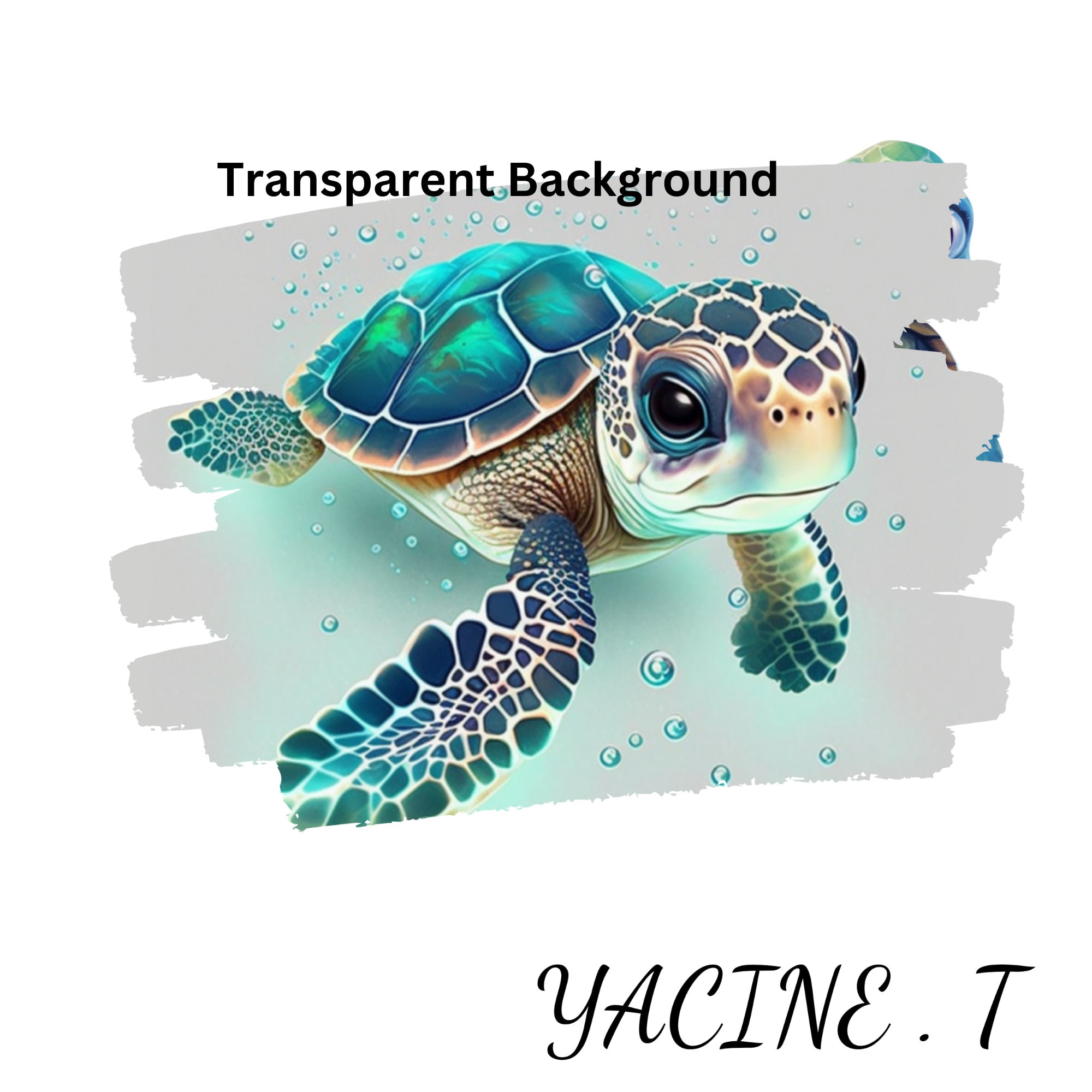 27 Cute Sea Turtle Clipart , Watercolor, Transparent Background - Etsy