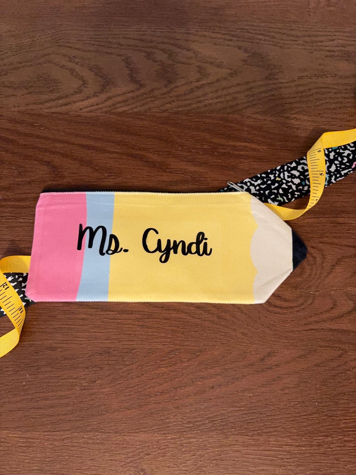 Personalized Teacher Pencil Pouch: Custom Name School Supply Bag - Etsy