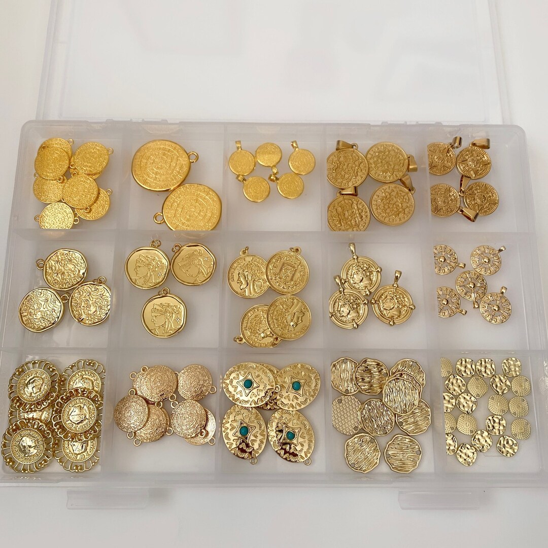 Coin Pendants & Connectors - Etsy