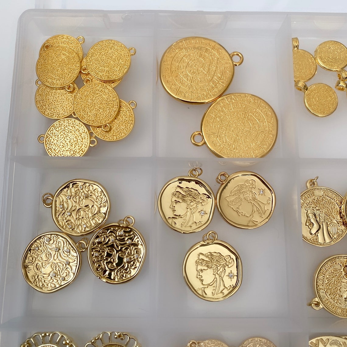 Coin Pendants & Connectors - Etsy