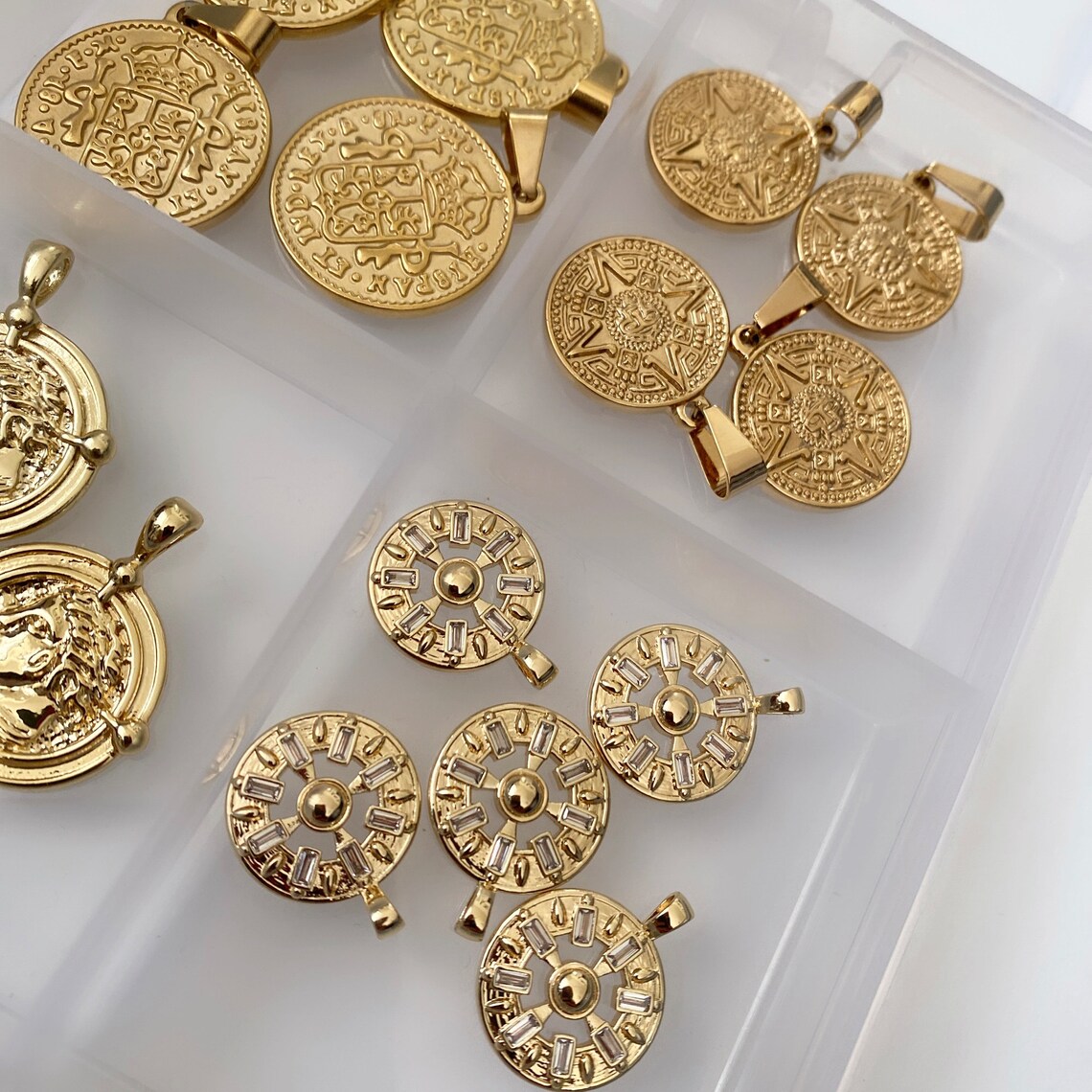 Coin Pendants & Connectors - Etsy