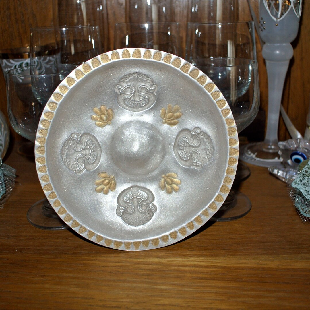 Silver Rhyton: Bulgarian Ritual Wine Cup With Gilding - Etsy