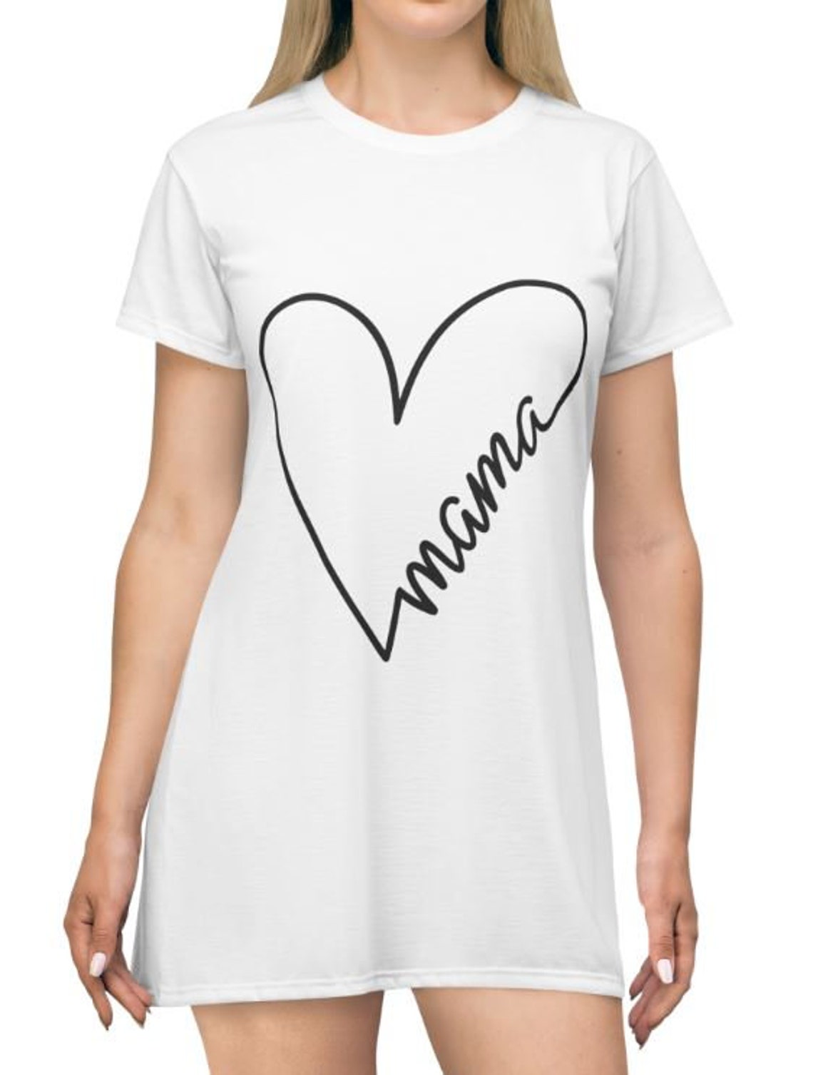 Mama Heart, Mama Heart Print Pattern Instant Download Svg,gift Idea ...