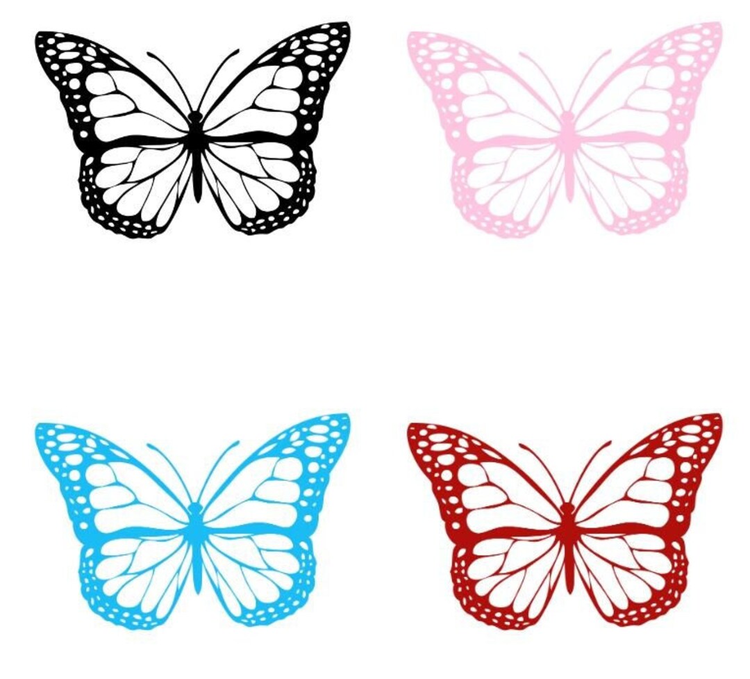 Butterfly 4 SVG Instant Downloads ,digital Download - Etsy