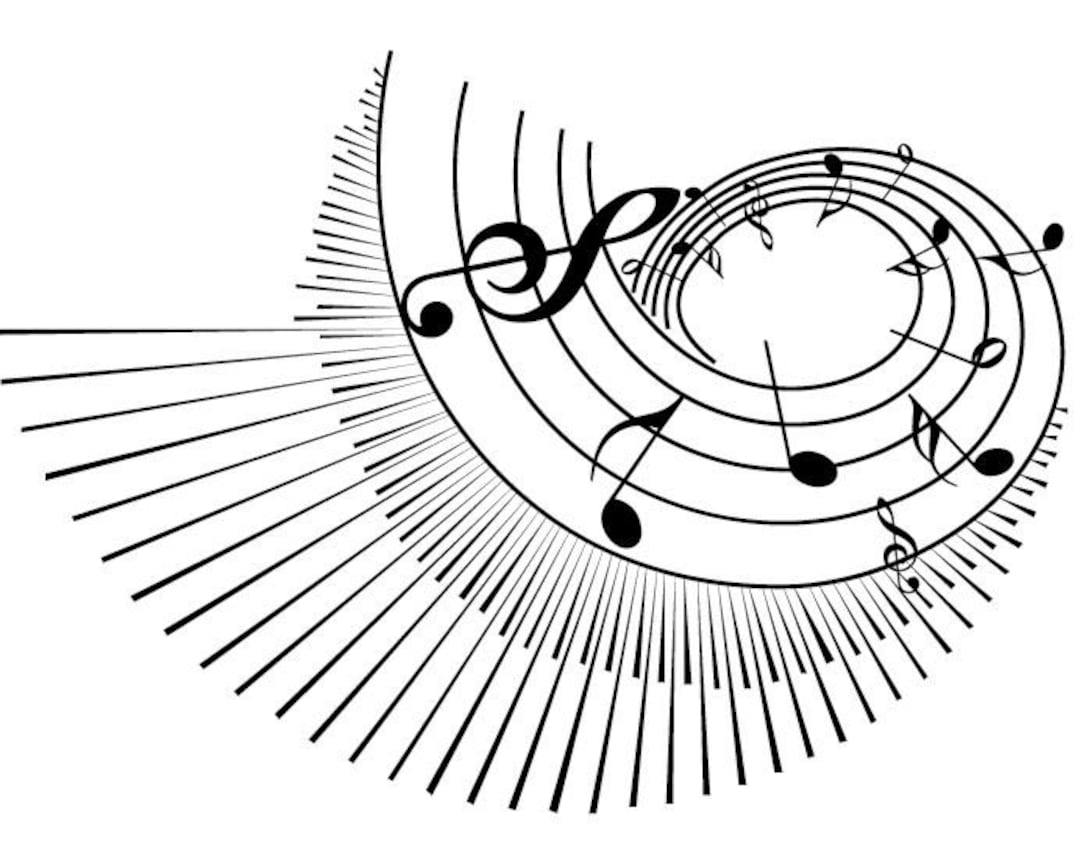 Musical Notes, Svg Instant Download SVG - Etsy