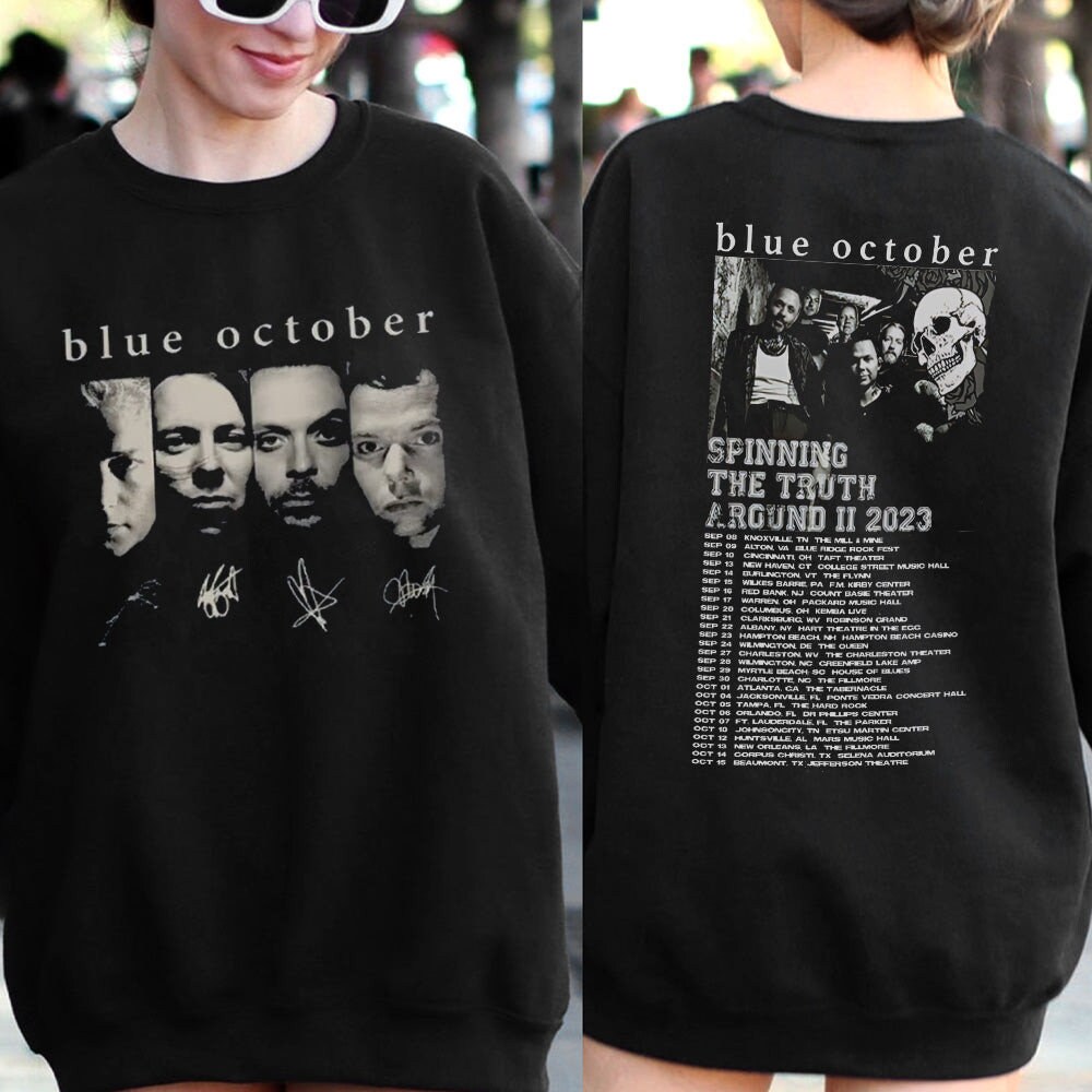 Tour 2023 Blue October Band Shirt, Blue October Concert Merch sold by ...