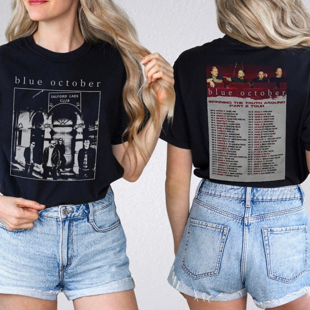 Tour 2023 Blue October Band Shirt, Blue October Concert Merch sold by ...