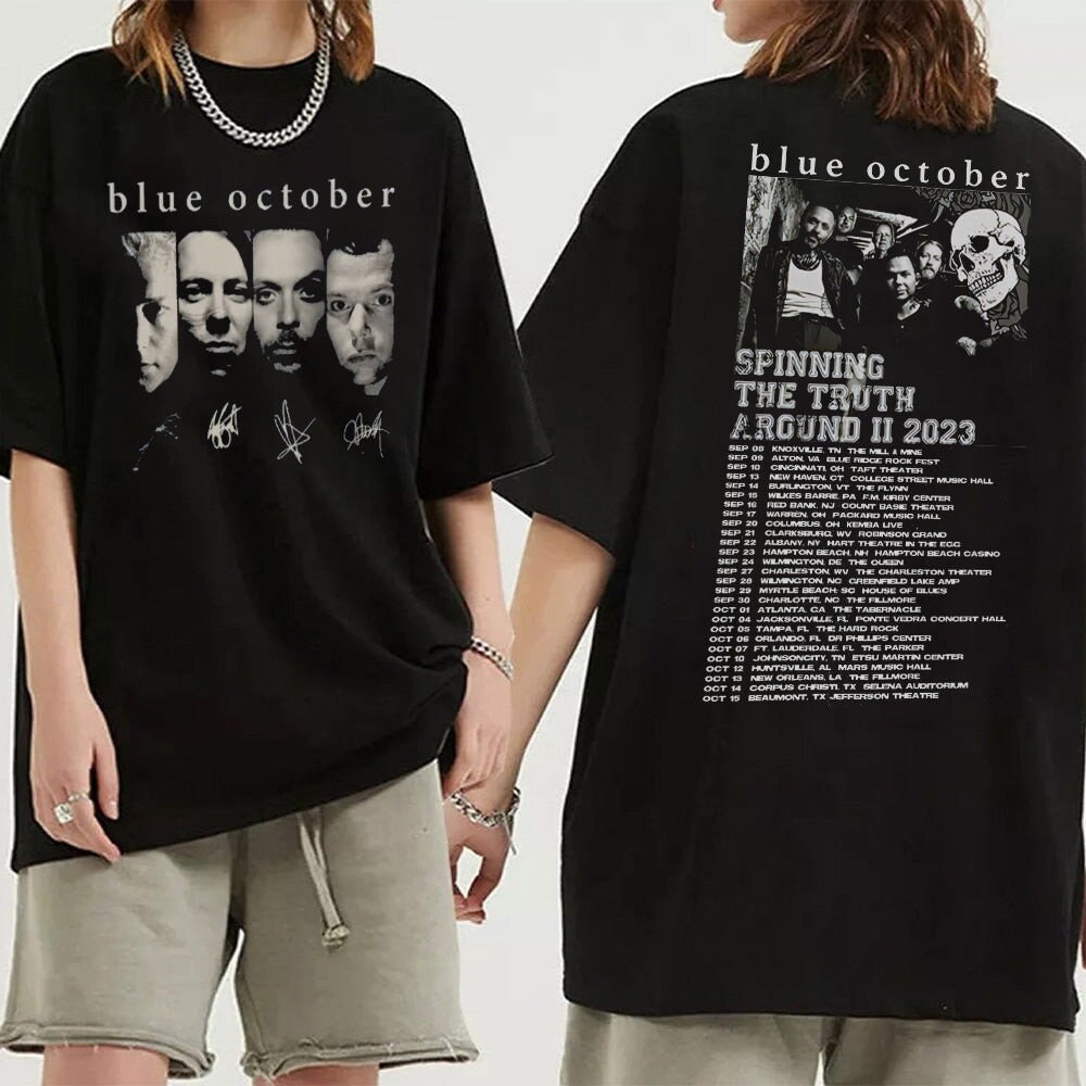 Tour 2023 Blue October Band Shirt, Blue October Concert Merch sold by ...