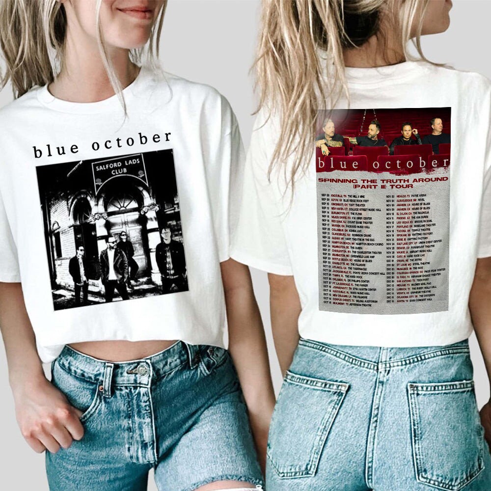 Tour 2023 Blue October Band Shirt, Blue October Concert Merch sold by ...