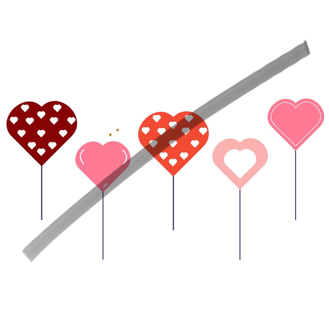 Heart Suckers, Valentines Day Digital Design, PNG for Sublimation - Etsy