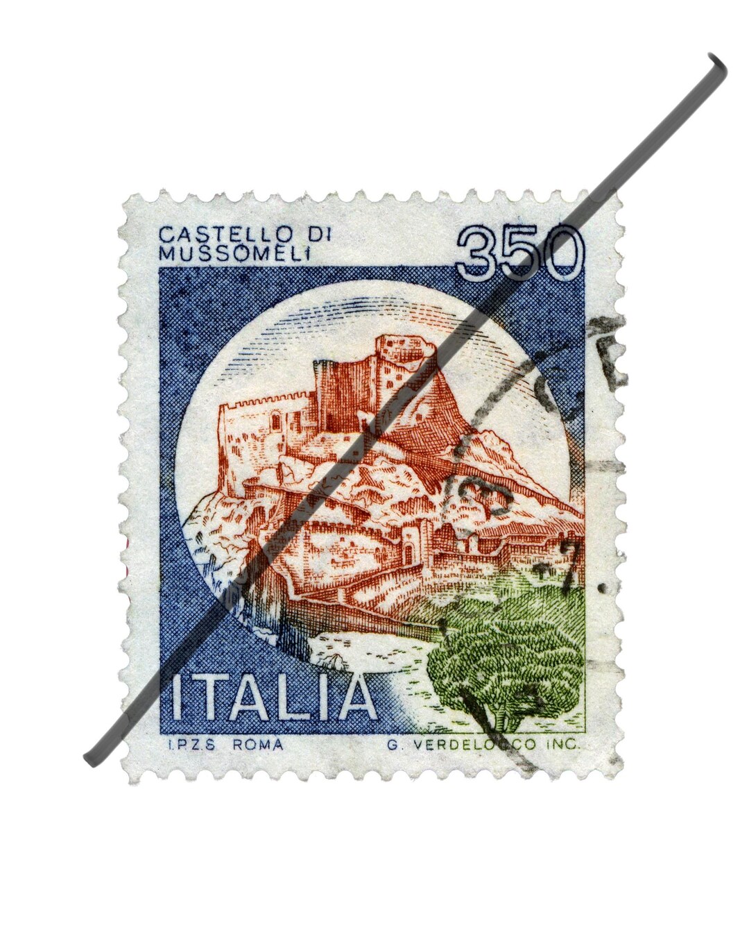 Vintage Italian Stamp PNG for Sublimation - Etsy