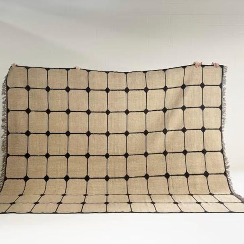 Checkered Rug - Etsy