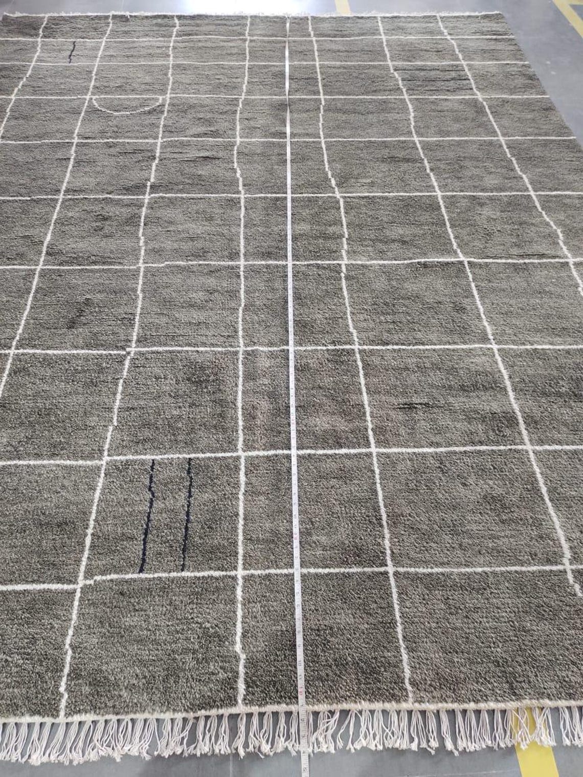 Checkered Rug, Checkerboard Carpet, Green Grid Design Carpet, Home ...