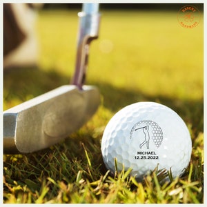 Personalized Golf Gift With Skull & Sticks Silhouette. Unique Golf Set ...